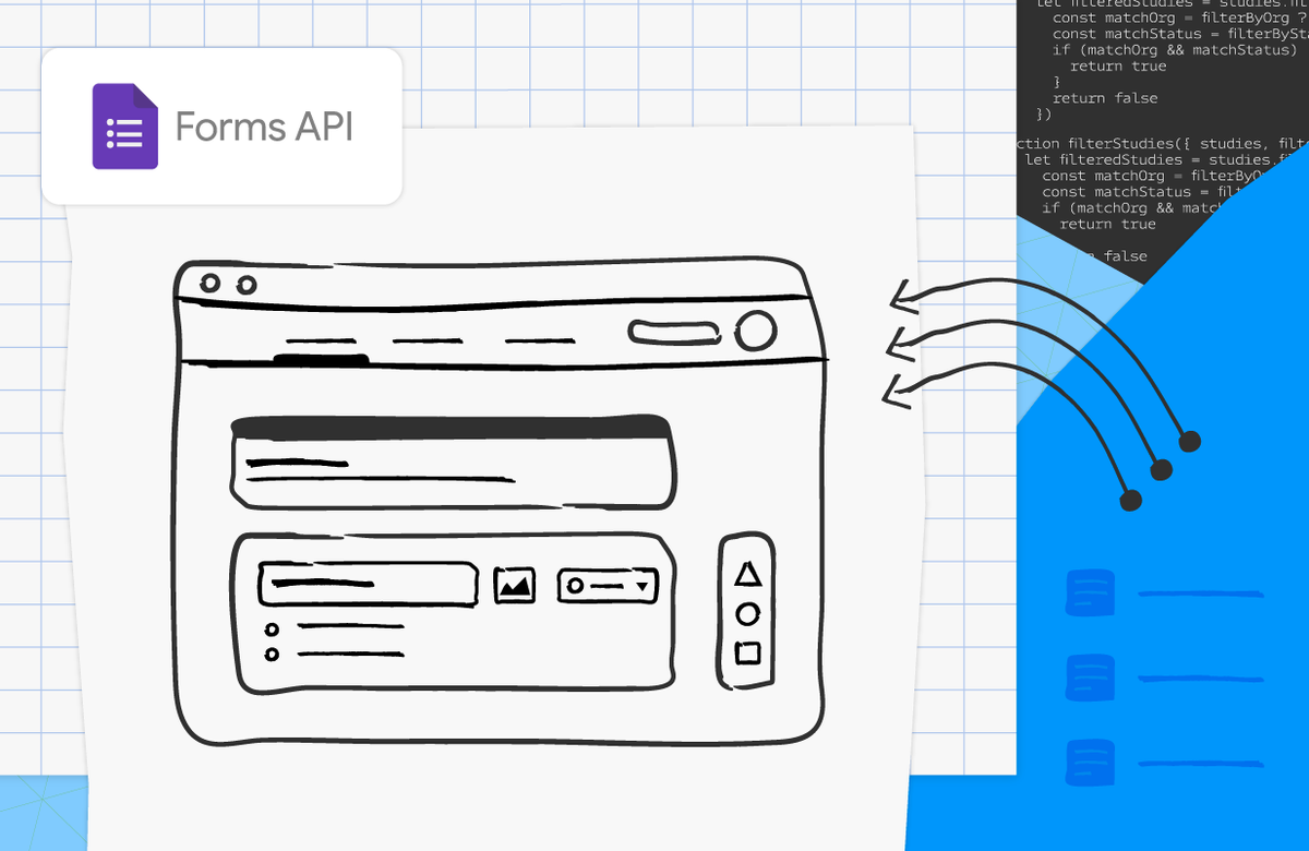 Google Forms APIが正式リリース。Googleフォームの作成や編集、集計などをプログラミングで制御可能に － Publickey