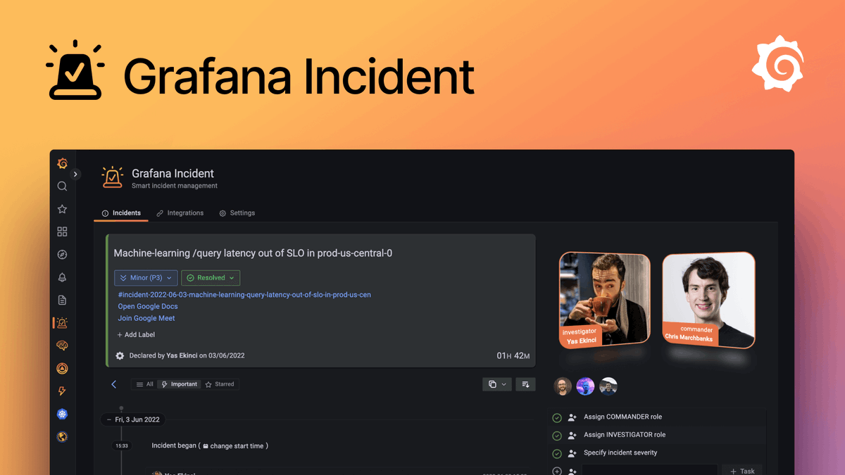 インシデント発生時のチーム対応を支援する「Grafana Incident」、無料でGrafana Cloudが提供。SlackやGitHubなどと連携 － Publickey