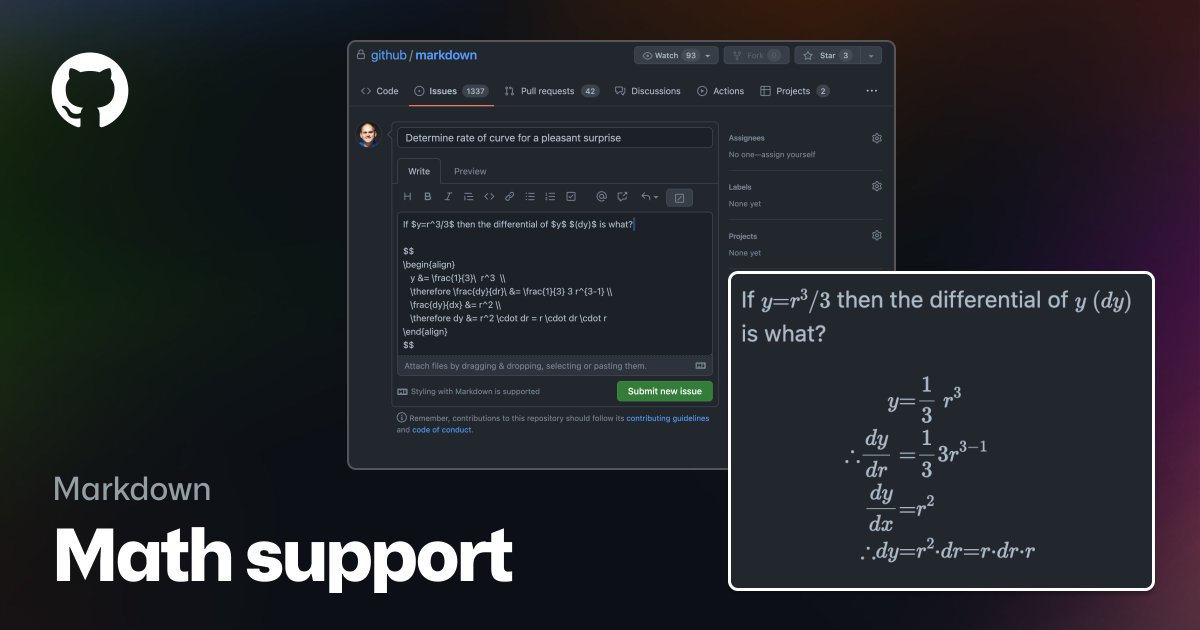B Software Githubがmarkdown内で数式表記をサポート、texlatex構文で記述 