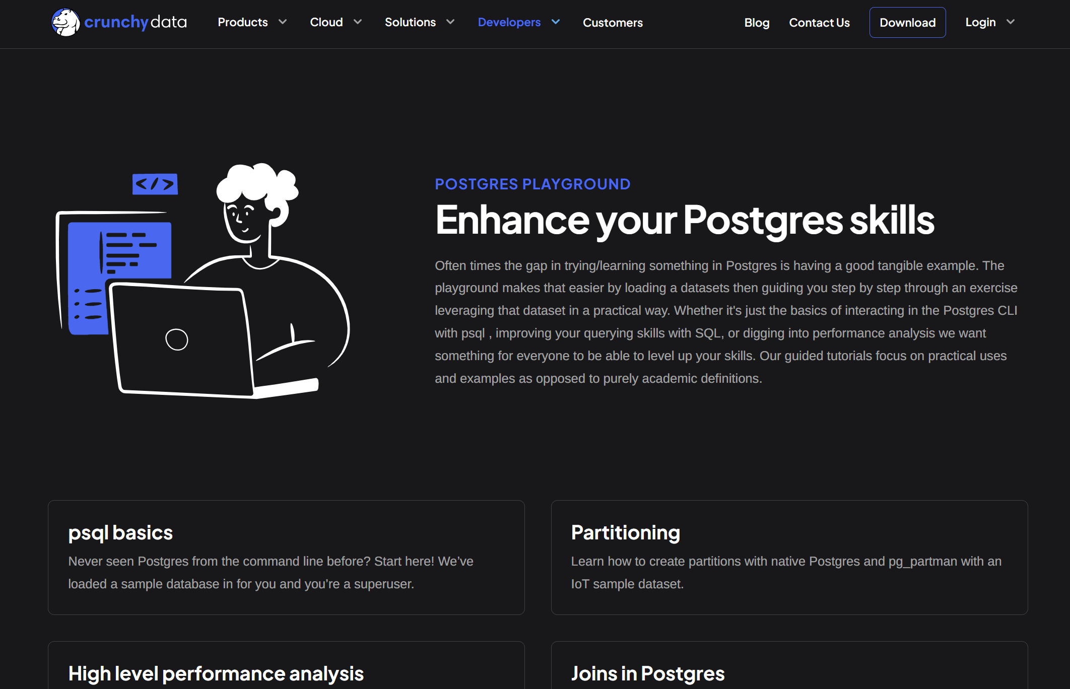 Webassembly化したpostgresqlをwebブラウザ上で実際に動かして学ぶ「postgres Playground」をcrunchy Dataが公開 - Publickey