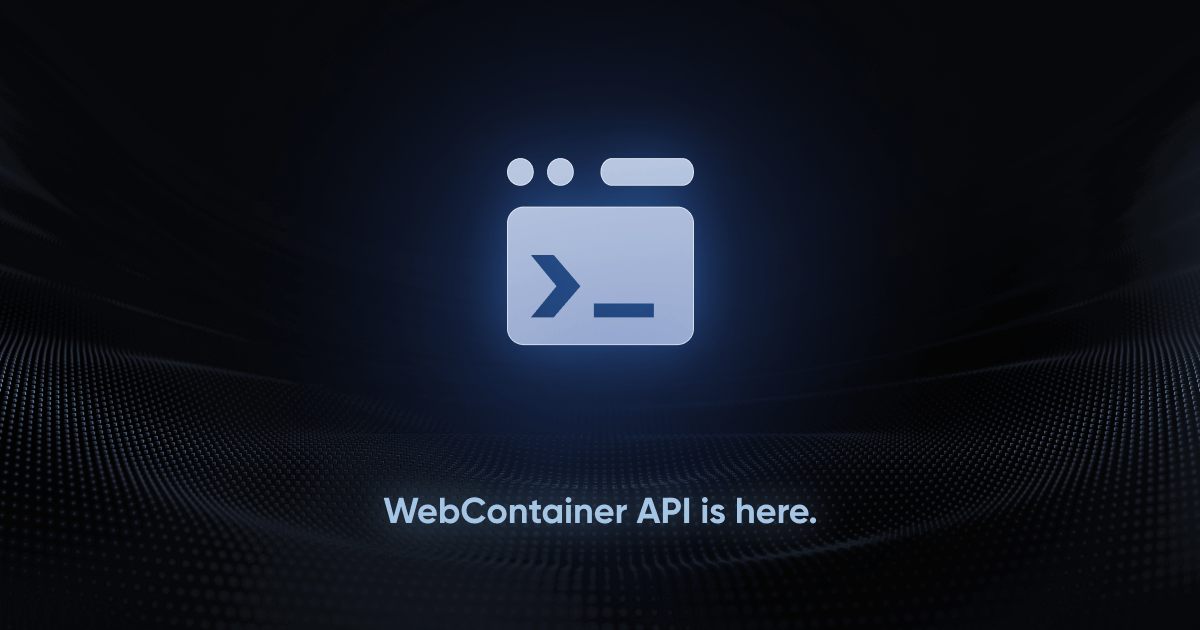Webブラウザ上でwebassemblyベースのnodejs環境を実現する「webcontainer」がapi提供開始。ブラウザ内ファイルシステム、サーバ、nodejs Cliなど