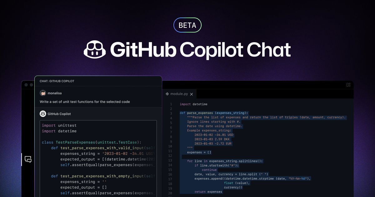 GitHub、プロンプトでコード生成やデバッグを指示できる「GitHub Copilot Chat」を個人ユーザーにも提供開始 － Publickey